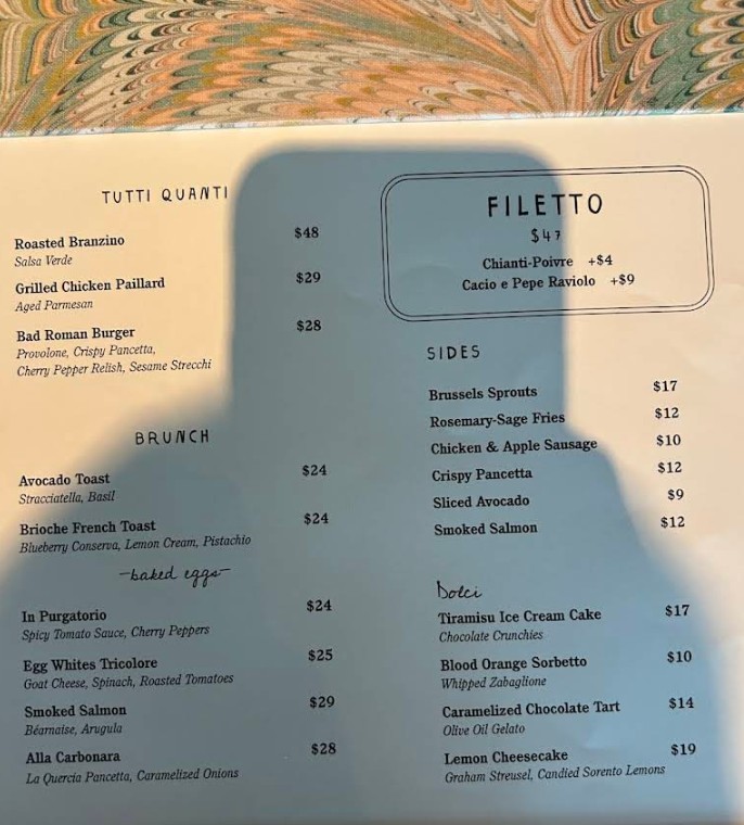 Experience The Bad Roman Restaurant Menu at Columbus Circle – The Best ...